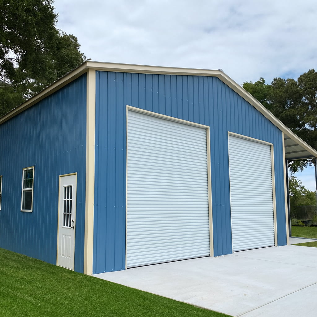 Custom Metal Garages in Texas | Steel Garage Buildings